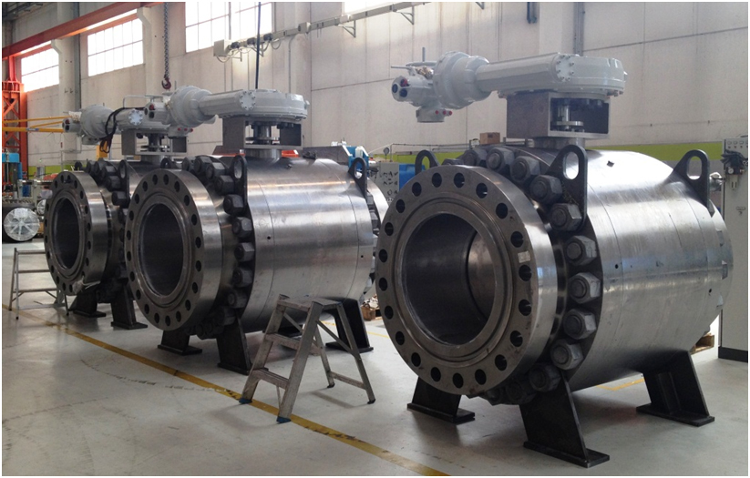 Impressive Rotary Control Ball Valves 32” CL. 900 RTJ in LTCS ready for ...